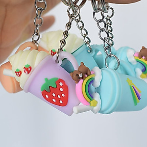 REEMTOO 50PCS Bulk Keychains Set, Split Keychains Rings with Chain 1 inch, Key Rings, Key Chain Rings, Keychains Ring Parts with Open Jump Ring and Connector.