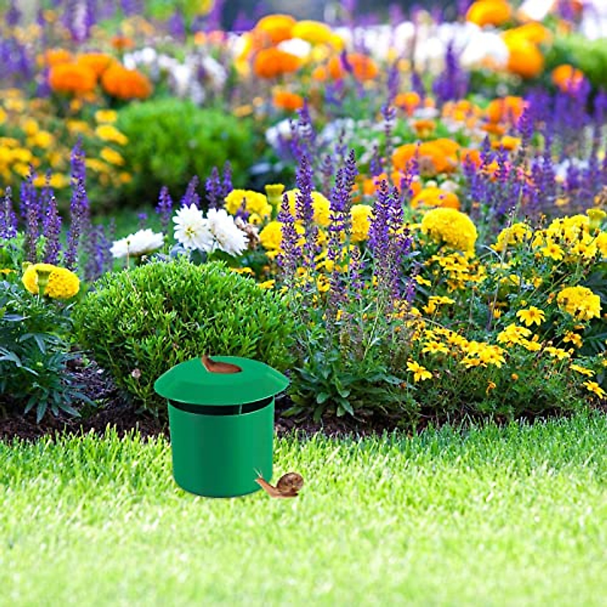 Snail Trap,Snail Cages Snail Trap with Roof - Snail Catch Box Durable and Reusable Slugs Trap Plant, Useful Garden Tools Aquarium Fish Tank Accessories