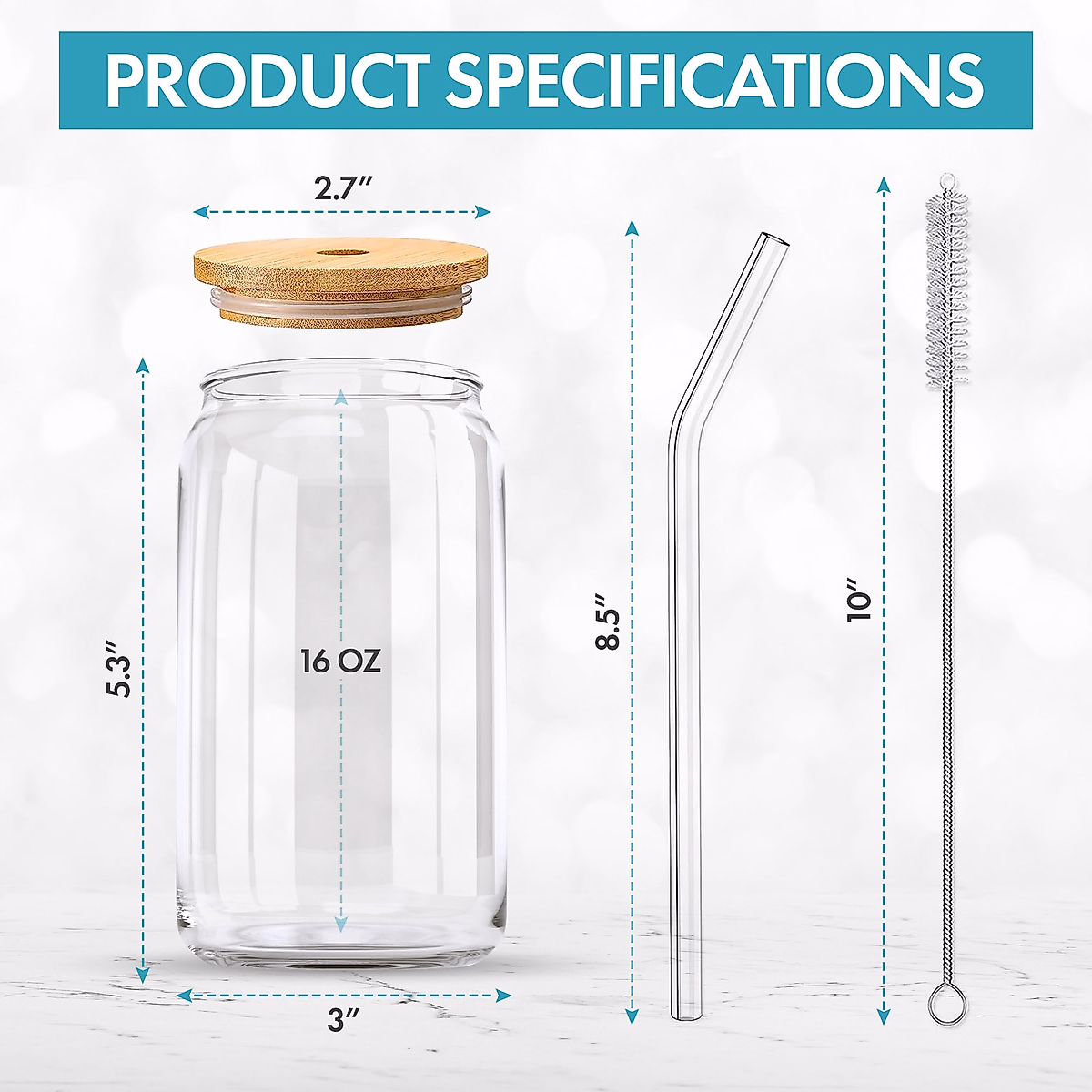 KLUBI In My Mom Era Cup 16oz Gifts for New Mom Gifts Mom Glass Cup with Straw Mom Mug Best Mom Gifts Mom Cups Mom Birthday Gifts for Mom Birthday Gifts for New Mothers Presents for Mom Mama Gifts