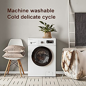 Bedfolks Faux Fur Throw Blanket - Fuzzy Plush Soft Sherpa Fleece Blanket, Fluffy Cozy Throw Blankets for Couch, Sofa, Bed, Dark Grey Thick Comfy Blankets and Throws, 50 x 60 inches