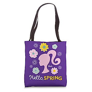 Barbie - Spring Barbie Flower Grid Tote Bag