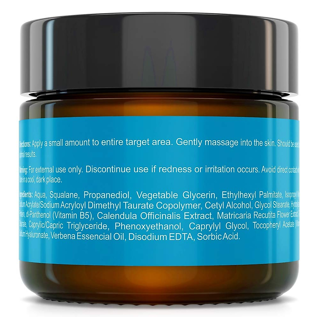 Pure Plant-Based Squalane HA+ Moisturizing Cream with Hyaluronic Acid – Organic ECOCERT Approved USDA Certified Squalane Derived from Sugarcane – Moisturizer For Face, Body & Skin - 2 fl / 60 ml