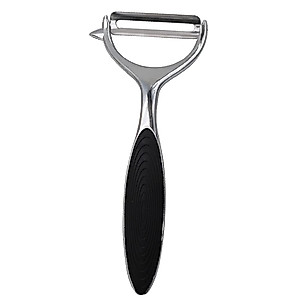 AntranStore Peeler Peeler Potato Peeling Stainless Steel Planer Fruit Cabbage Apple Vegetable Kitchen Restaurant (Flat mouth)