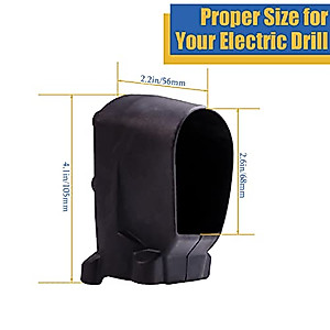 gtpartes NEW Right Angle Impact Wrench Protective Rubber Boot Compatible with Milwaukee 49-16-2564 M12