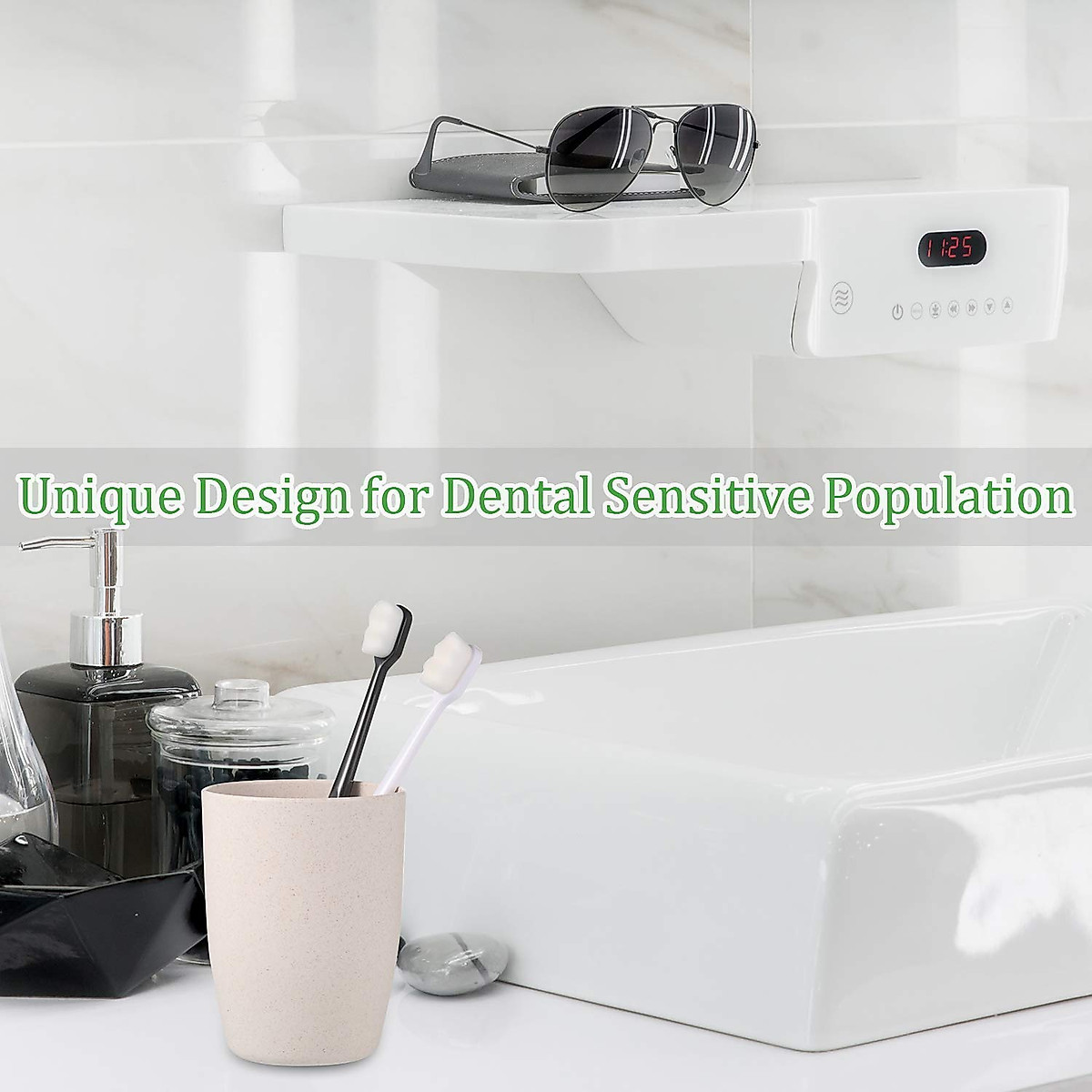 10 Pieces Extra Soft Toothbrush Micro-Nano Toothbrush Wavy Head Adult Toothbrush with 20000 Soft Bristle Good Effect for Adult Kid Children Teeth Oral Gum Recession (4 colors)