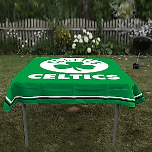 WinCraft Boston Celtics Logo Tablecloth and Square Table Cover Overlay