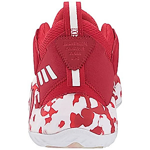 adidas Unisex D.O.N. Issue 3 Basketball Shoe, Team Power Red/White/Vivid Red, 9.5 US Men