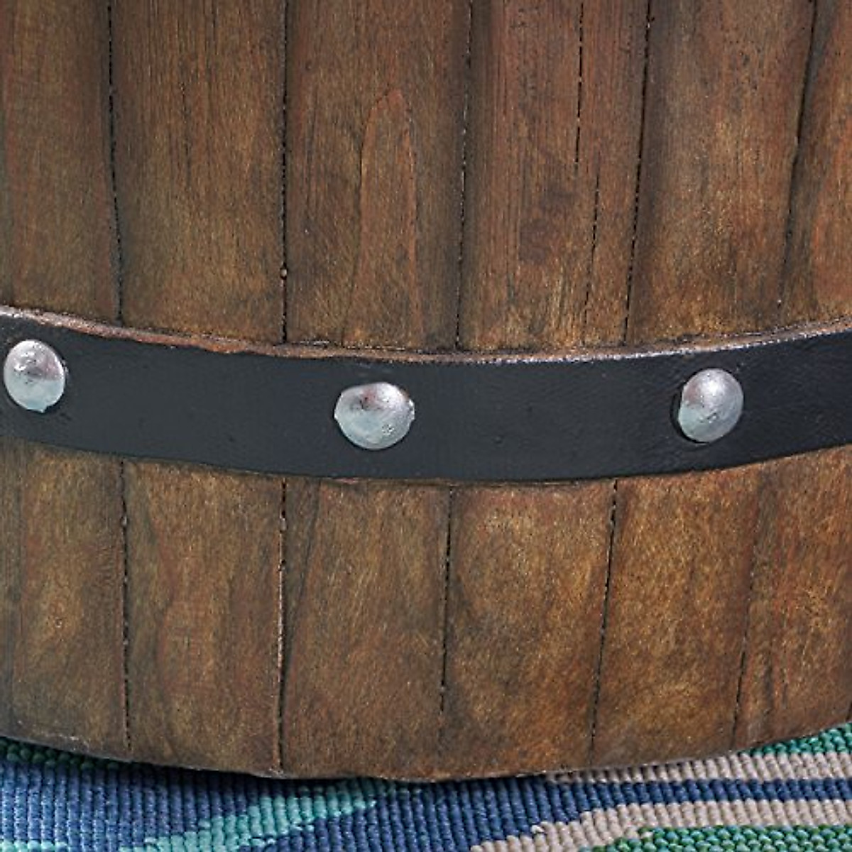 Christopher Knight Home Muriel Outdoor 25" Light-Weight Concrete Round Fire Pit 40K BTU, Dark Brown