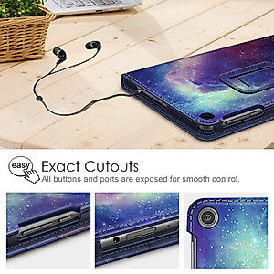 Fintie Case for Onn. 8" Tablet Pro (Model: 100003561), Premium Vegan Leather Folio Protective Stand Cover with Pencil Holder for Onn Pro 8-inch Android Tablet (Galaxy)