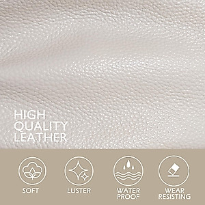 ZOSIVEB Genuine Leather Women's Crossbody Shoulder Sling Bags/Satchel Bag/Cowhide Saddle Bag/Chest Bag/Shoulder Messenger Bag (White)