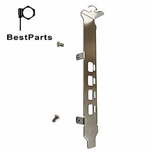 BestParts New Full Height Long Bracket for NVIDIA Quadro K1200 NVS 510 P400 P600 P620 P1000 K1200 NVS510 T600 T1000 with 2X Screws