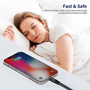 SUPVOL Charger [MFi Certified] 5FT USB A Charging Cable Nylon Braided High Speed Data Sync Transfer Cord