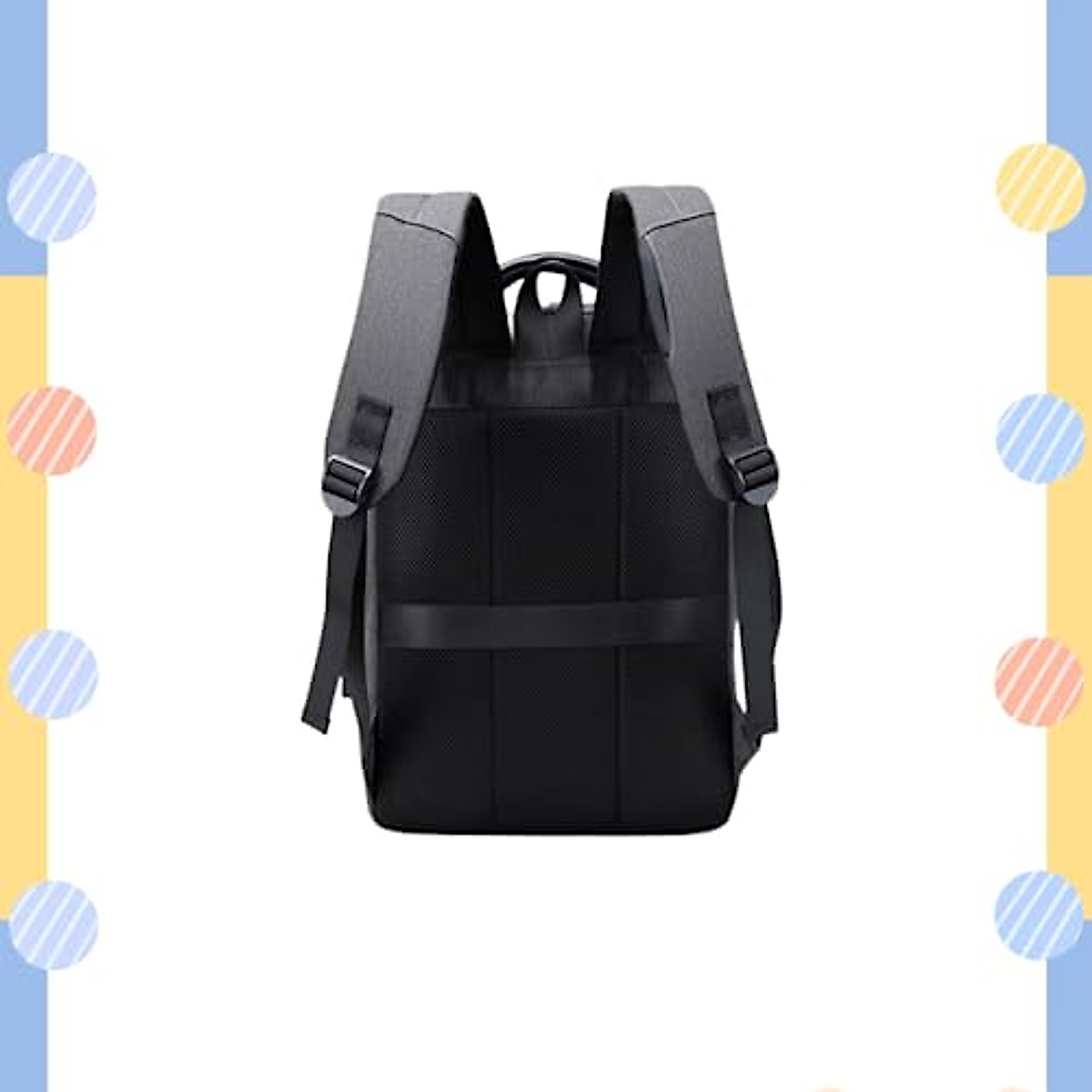 Jkzvicis 16in laptop bag,Black Backpack with USB Charging Port，Travel Laptop Bag,Backpack for Laptop,Lightweight and Waterproof, Unisex Shoulder Laptop Bag，Travel bag