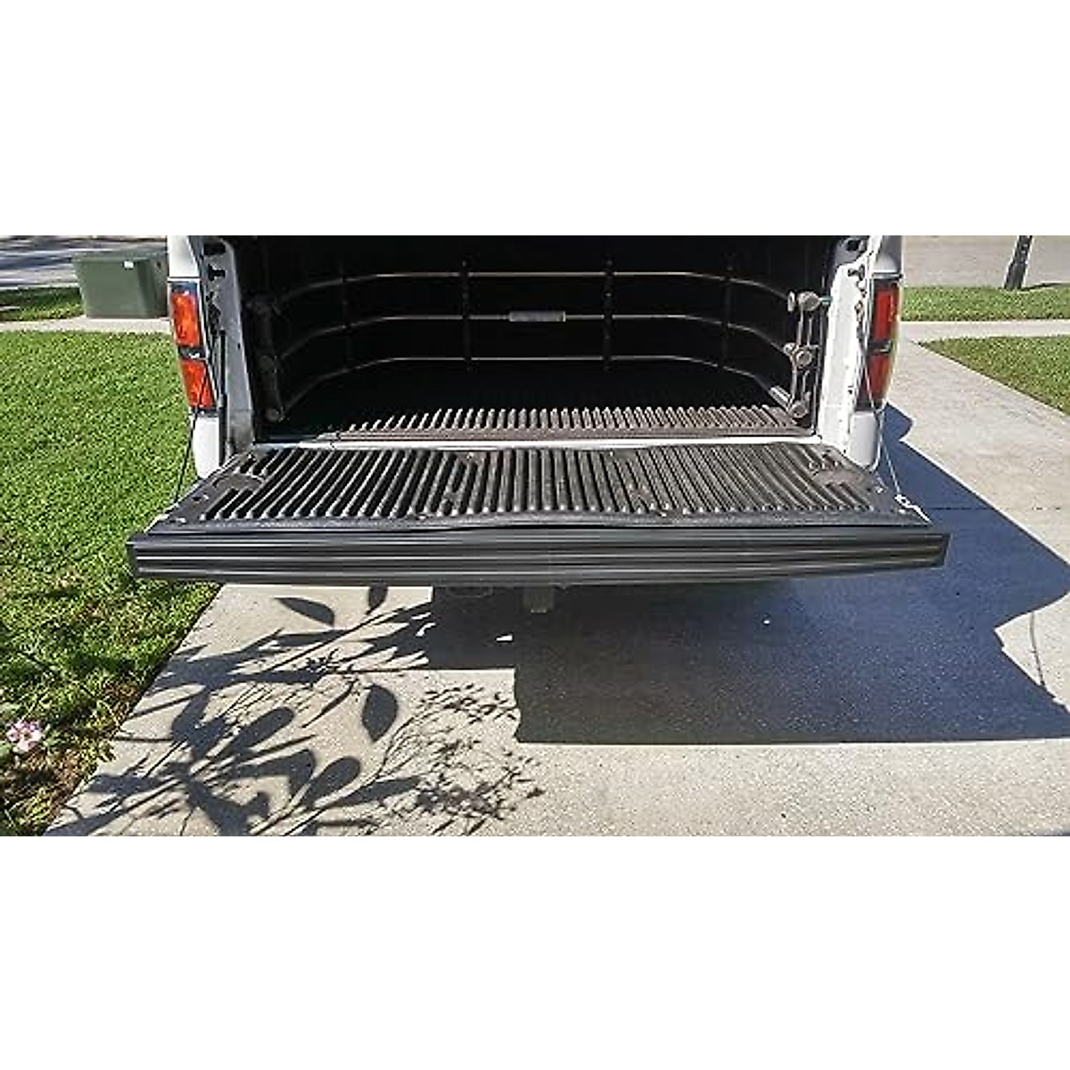 ECOTRIC FO1904107 Rear Trunk Top Protector Cover Tailgate Moulding Cap Black Compatible with 2009-2014 Ford F150 F-150