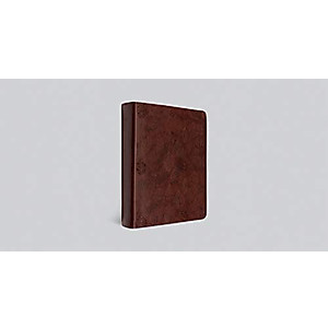 ESV Single Column Journaling Bible (TruTone, Chestnut, Leaves Design)