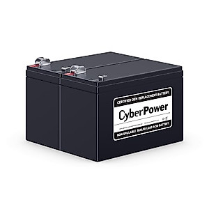 CyberPower RB1290X2 UPS Replacement Battery Cartridge, Maintenance-Free, User Installable, 12V/9Ah