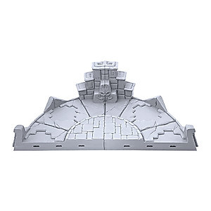 EnderToys Forgotten Circular Temple by Makers Anvil, 3D Printed Tabletop RPG Scenery and Wargame Terrain for 28mm Miniatures