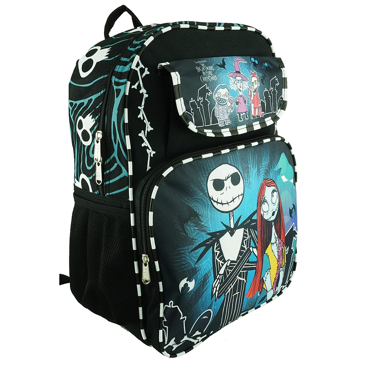 Nightmare Before Christmas Jack and Sally 16 Backpack