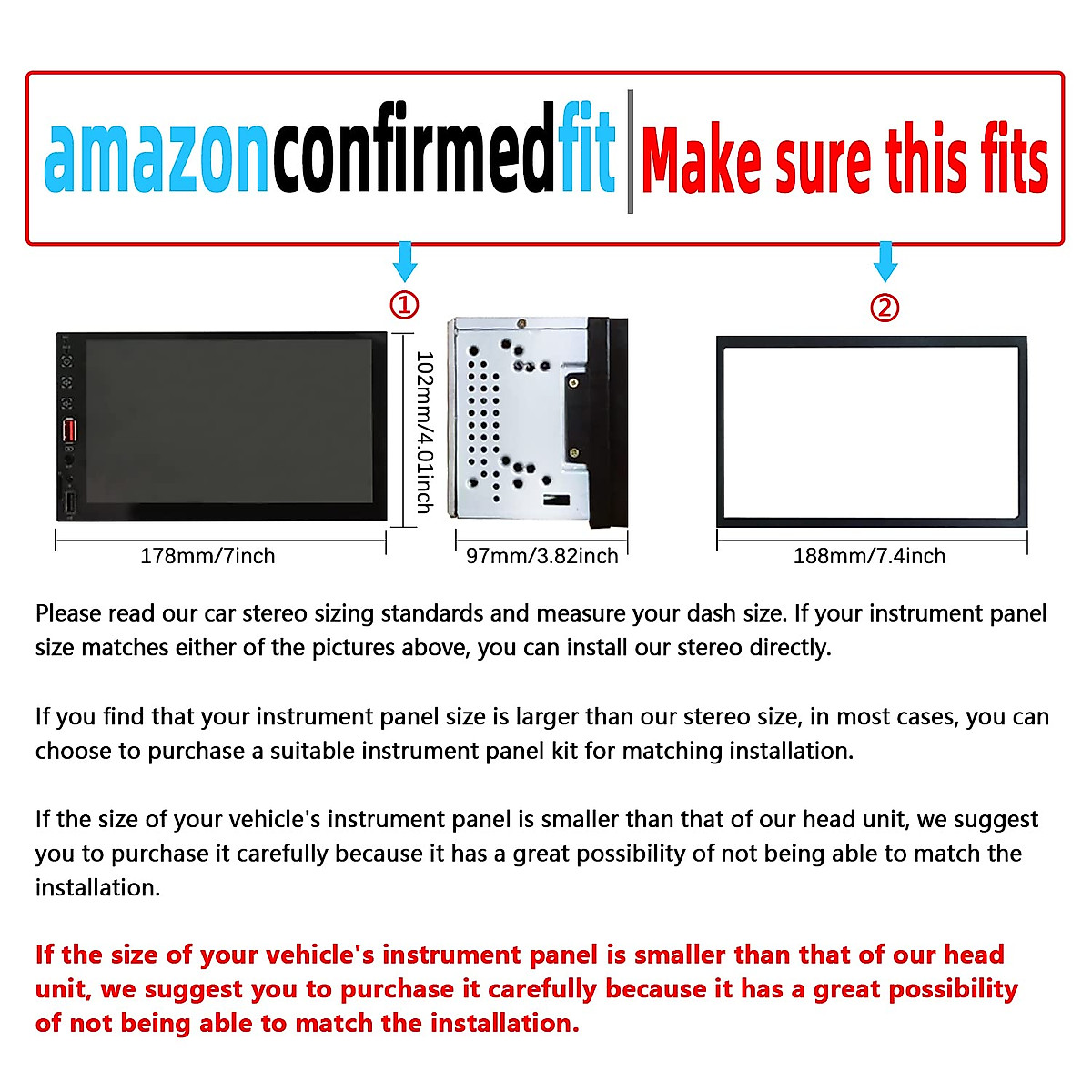 Double Din Car Stereo Compatible with Wireless Apple Carplay and Android Auto,7 Inch Touch Screen with Bluetooth 5.2,16-Segment EQ Car Audio Receivers,Mp5,Mirror Link,HD Backup Camera,FM Car Radio