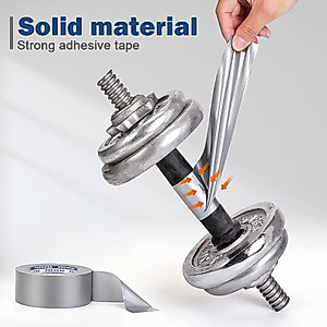 Prenesa Duct Tape Heavy Duty Waterproof - 1.88" Wide x 35Yards Adhesive Weatherproof Flexible Multi Use Duct Tape Ideal for Pipe/Sealing/Metal Repair/Insulation, 1 Roll