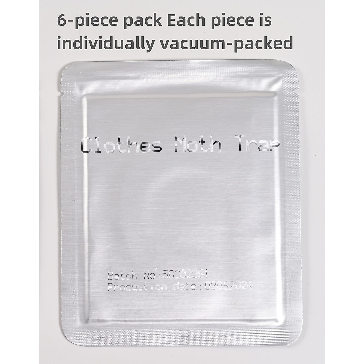 GIDEAL Moth Traps, Pantry Moth Trap for House, Moth Balls for Clothes, House, Carpet, Cupboard 6 Pack (Clothes Moth Trap)