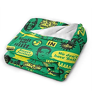 Cool Pineapple Blanket Super Soft Light Weight Cozy Warm Fluffy Plush Throw Blanket for Bed Couch Living Room 40x50 inch