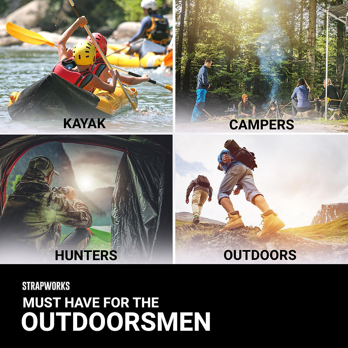 Strapworks Lightweight Polypropylene Webbing - Poly Strapping for Outdoor DIY Gear Repair, Pet Collars, Crafts – 2 Inch x 10 Yards - Powder Blue