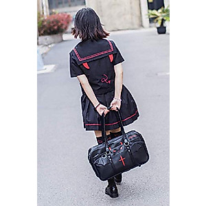 GK-O Japanese Lolita PU Leather Handbag Kawaii Devil Gothic Shoulder Bag School Bag Messenger Bags