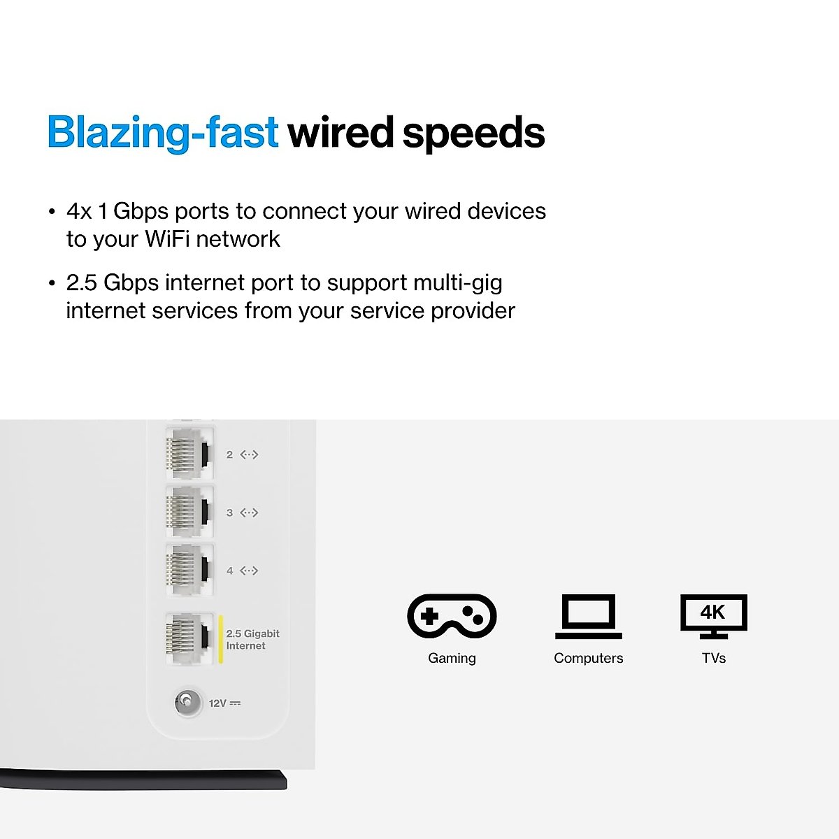 Linksys Velop Pro 7 WiFi Mesh System | One Cognitive Mesh Tri-Band Router with Over 10 Gbps Speeds | Whole Home Coverage up to 3,000 sq. ft. | Connect 200+ Devices | 1 Pack MBE7001 | 2023 Release
