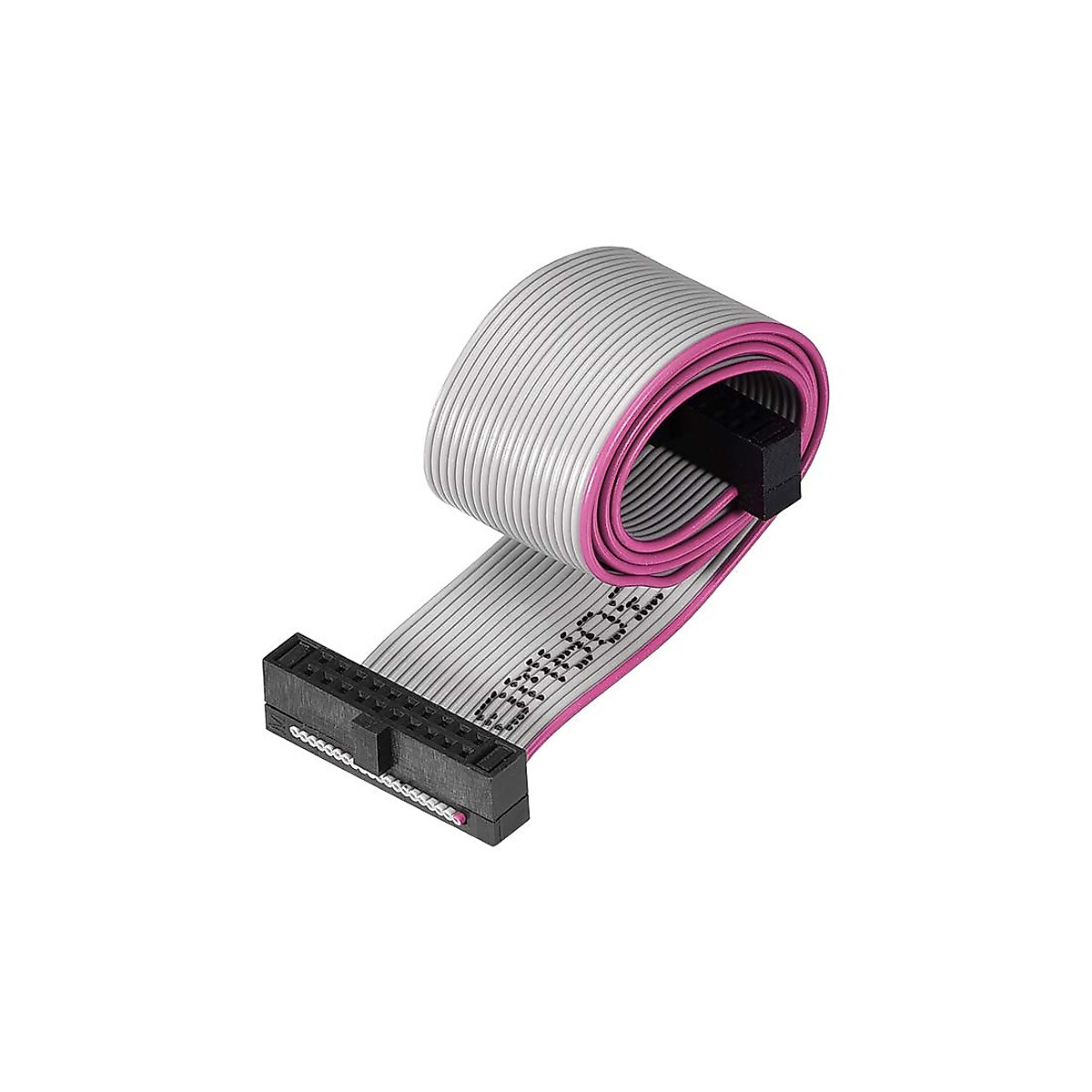 uxcell IDC Wire Flat Ribbon Cable FC/FC Female Connector A-Type 20Pins 1.27mm Pitch 20cm Length