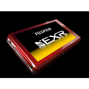 Fujifilm FinePix Z700EXR 12 MP Super CCD EXR Digital Camera with 5x Optical Zoom and 3.5-Inch Touch-Screen LCD (Red)