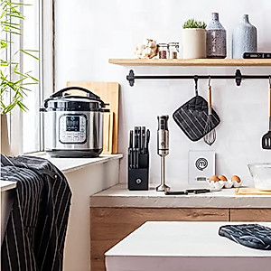 MasterChef Electric Pressure Cooker 10 in 1 Instapot Multicooker 6 Qt, Slow Cooker, Vegetable Steamer, Rice Maker, Digital Programmable Insta Pot with 18 Cooking Presets, Stainless Steel, Non Stick