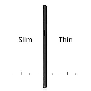 KEEPCA Galaxy Note 8 Slim Case,Thin TPU Silicone Flexible Rubber Soft Skin Gel Lightweight Anti-Scratches Shockproof Protective Cases Cover for Samsung Galaxy Note 8,Matte Black