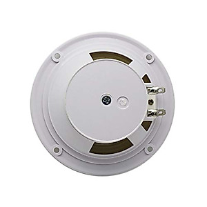 Herdio 4 Inches Waterproof Marine Ceiling Speakers with 160 Watts Power, Handling for Kitchen Bathroom Boat Car RV Camper Motorcycle Cloth Surround and Low Profile Design - 1 Pair (White)