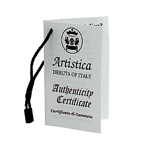 RICCO DERUTA CLASSICO: Large Serving Salad Pasta Bowl [0007-RIC] - Authentic hand painted in Deruta, Italy. Original design. Shipped from the USA with Certificate of Authenticity.