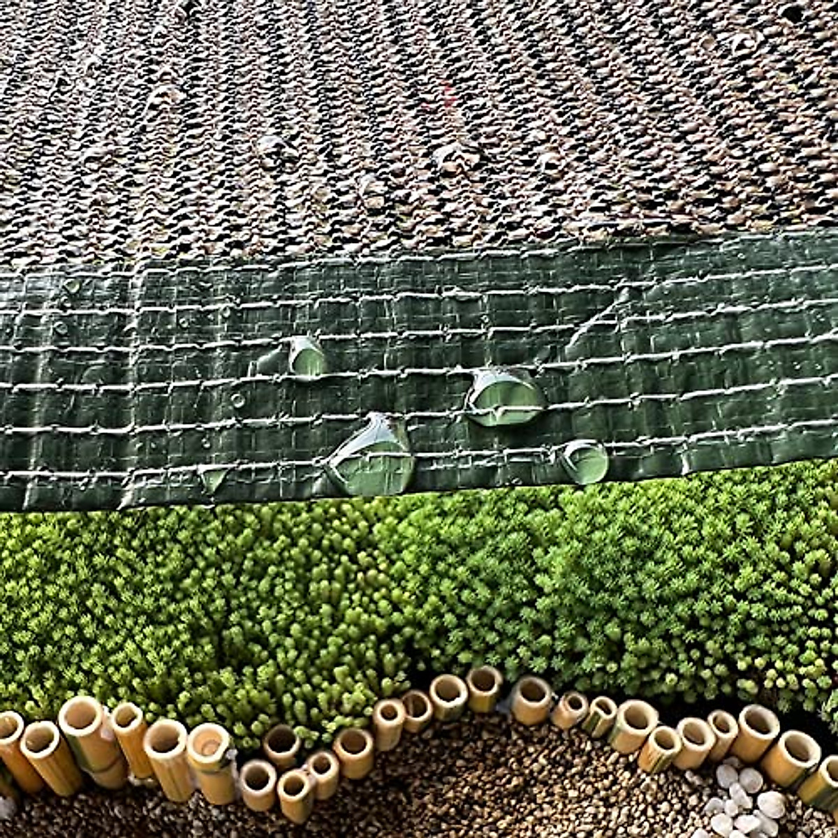 Zlovne Shade Cloth Shade Mesh Tarp,90% Uv Resistant Breathable Shade Net,Brown Shade Netting for Outdoors,Gardens Terrace Courtyard Balcony Car,Insulation Anti-Aging Shade Fabric (6.5ftx6.5ft)