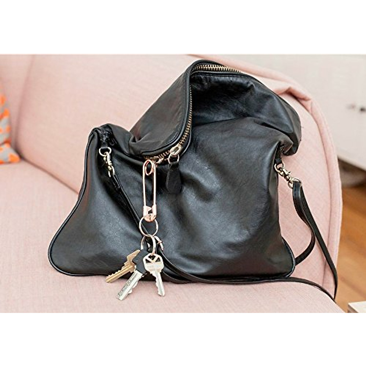 Kikkerland Keyring Saftey Pin, Copper (KR77-C)