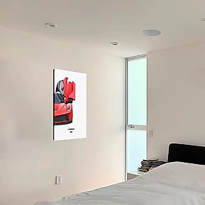 Car Poster Ferrari F40 Supercar Posters Racing Car Canvas Wall Art For Boy's Bedroom SuperCar Wall Decor Frame-style 12x18inch(30x45cm)