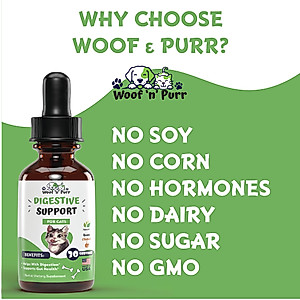 Cat Digestive Support - Digestive Enzymes for Cats - Cat Digestive Probiotic - Cat Digestion Aid - Cat Digestion - Digestive Enzyme for Cats - Cat Digestive Enzyme - Cat Digestive Supplement - 1 fl oz