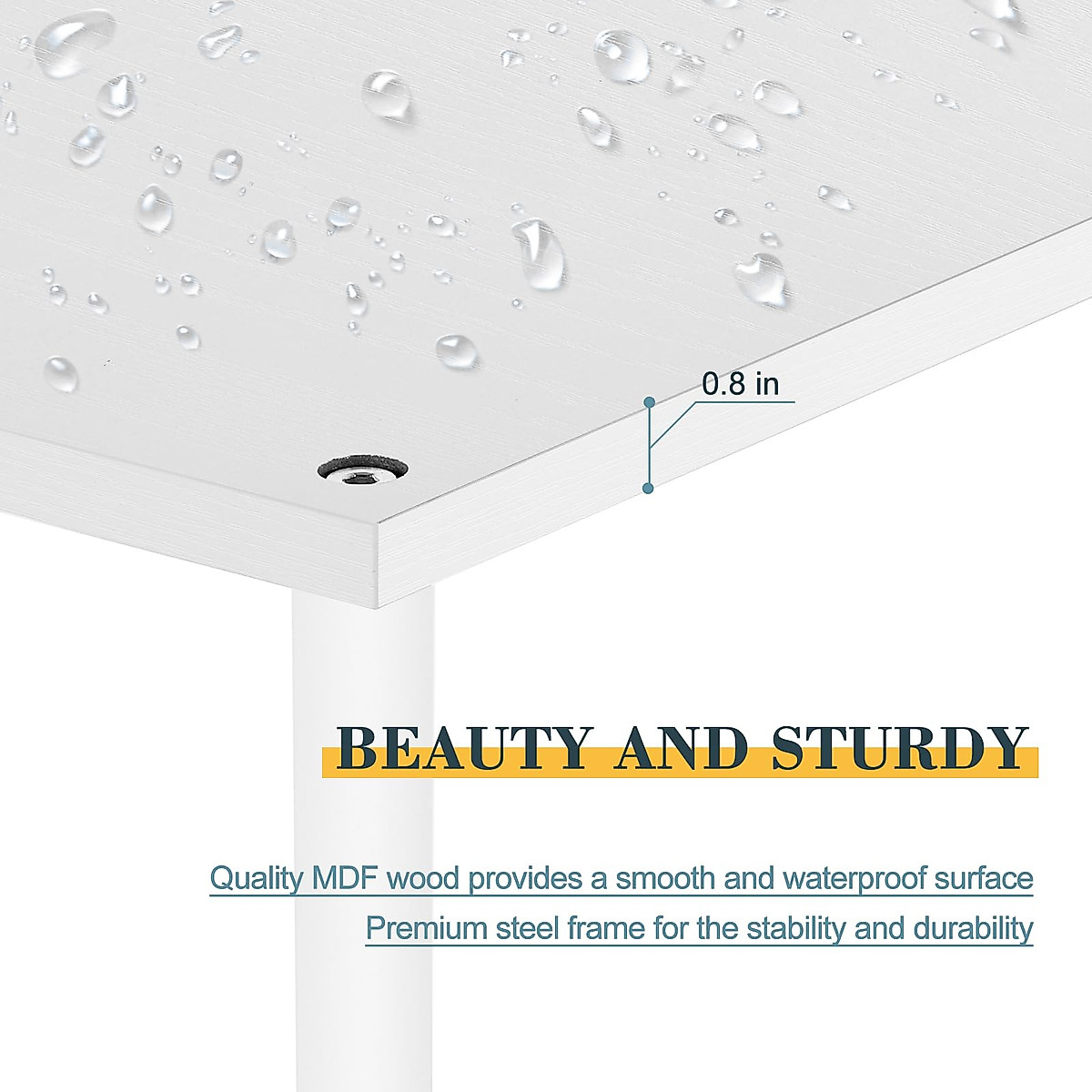 Vrisa End Tables Living Room Industrial Narrow Side Tables Nightstand with Wheels Bedside Table with Storage Shelves for Small Spaces Bedroom Living Room Guest Room Couch, White