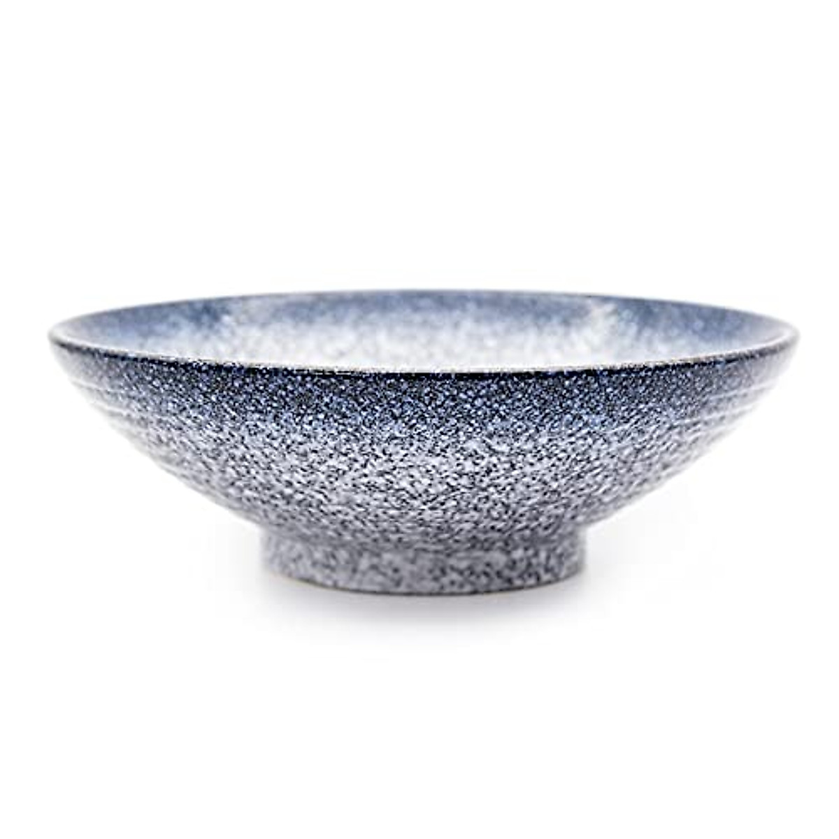 Moon Market 9-inches Large Ceramic Japanese Ramen Bowl Set of 2, Blue