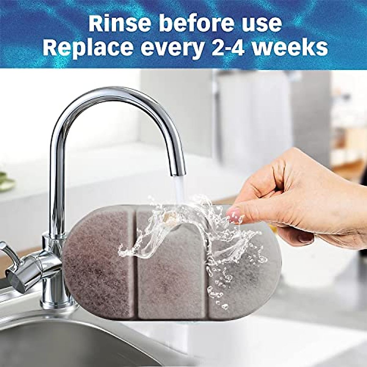 SAMANIJA 10-pack Filters Replacement, Compatible with PETLIBRO 71oz/2.1L Cat Water Fountain Dog Water Dispenser