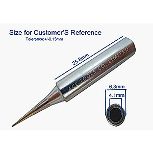 5 PCS Soldering Tips 900M Replace for 936 937 907 FX-600 Milwaukee M12SI-D Radio Shack 64-053 Yihua 936/936B x-tronics 3020 3020-XTS Baku 909 878AD zany 853d Atten Solder Iron Tip