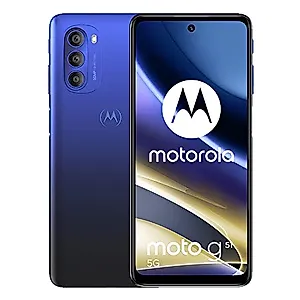 Motorola Moto G51 5G + 4G LTE 128GB + 4GB 6.8" 120 hz 50MP Triple Camera XT2171-1 (Not for Verizon At&t Cricket Boost CDMA) + (Fast Car Charger Bundle) (Winter Blue)