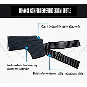 Plantar Fasciitis Socks Braces With Ankle Arch Supports Women Men, Foot Care Compression Sock Sleeve, Better Than Night Splint, Heel Spurs, Eases Edema/Swelling