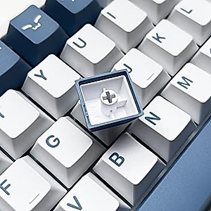 XDK Custom Keycaps 173 Keys Double Shot PBT Keycap Set Cherry Profile for Cherry Gateron MX Switches ISO ANSI Layout Mechanical Keyboard (Arctic Circle)