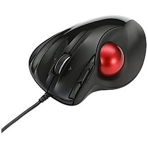 Wired Laser Trackball, Black MA-TB44BKN