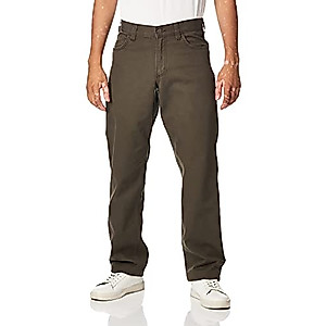 Carhartt mens Rugged Flex Rigby Five Pocket Pant Jeans, Dark Coffee, 36W x 34L US
