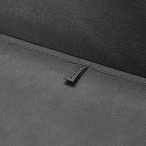 Household Essentials Stacking Storage Boxes with Laminate Top, Set of 2, Ashwood