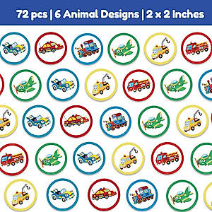 90 Pack Toilet Targets for Boys, Potty Training Flushable Vehicle Target, 2 x 2 Inch Pee Targets for Boys, 100% Biodegradable and Sewage Safe